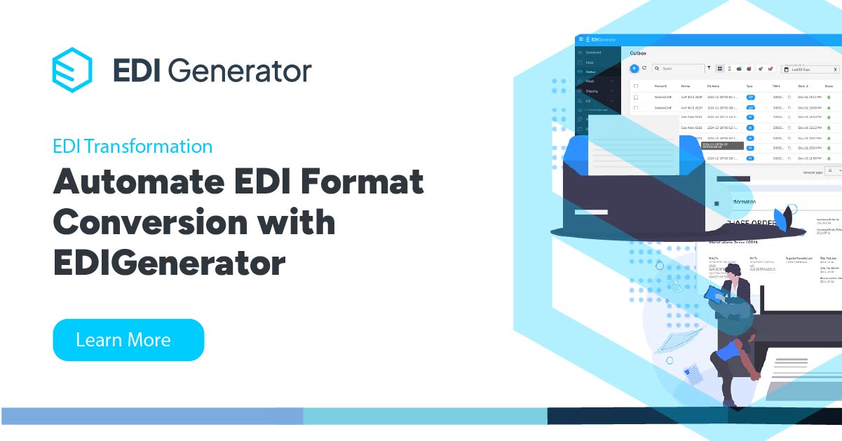 EDI Transformation | Automate EDI Format Conversion with EDIGenerator